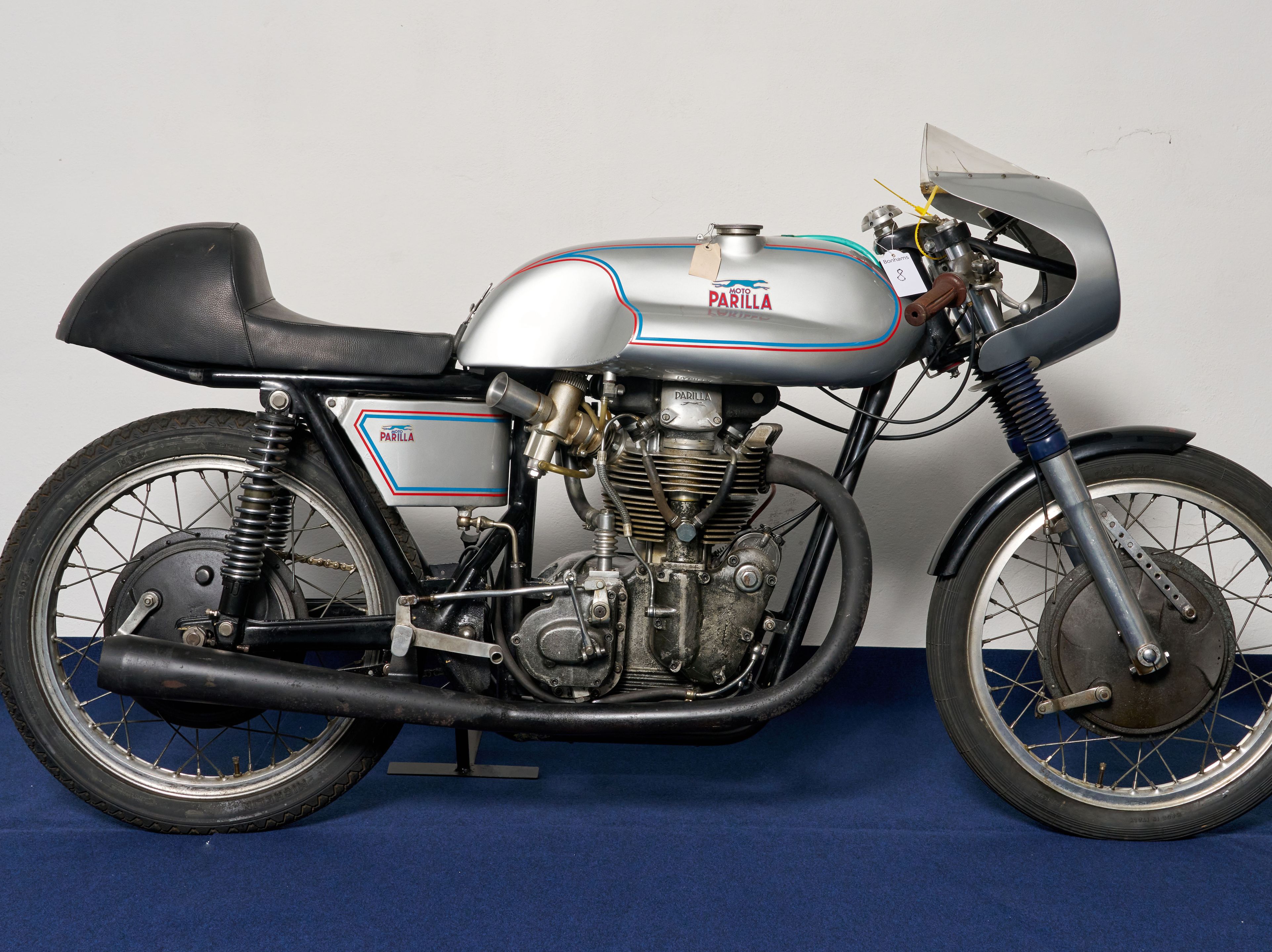 Bonhams Cars : 1961 Parilla 350cc Bialbero Racing Motorcycle Engine no. 012