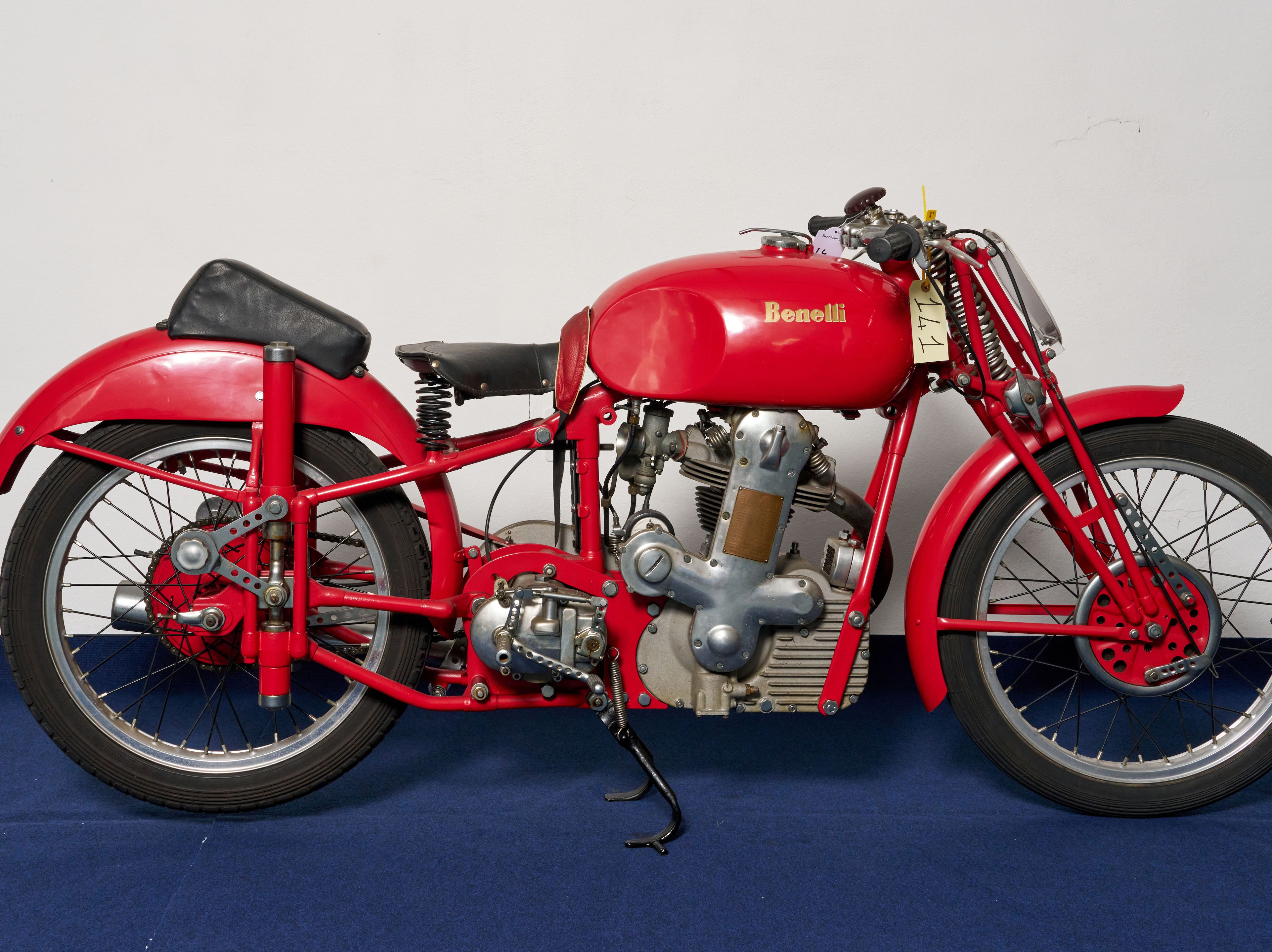 Bonhams Cars : 1949 Benelli 250cc Racing Motorcycle Frame no. 25-8290 ...