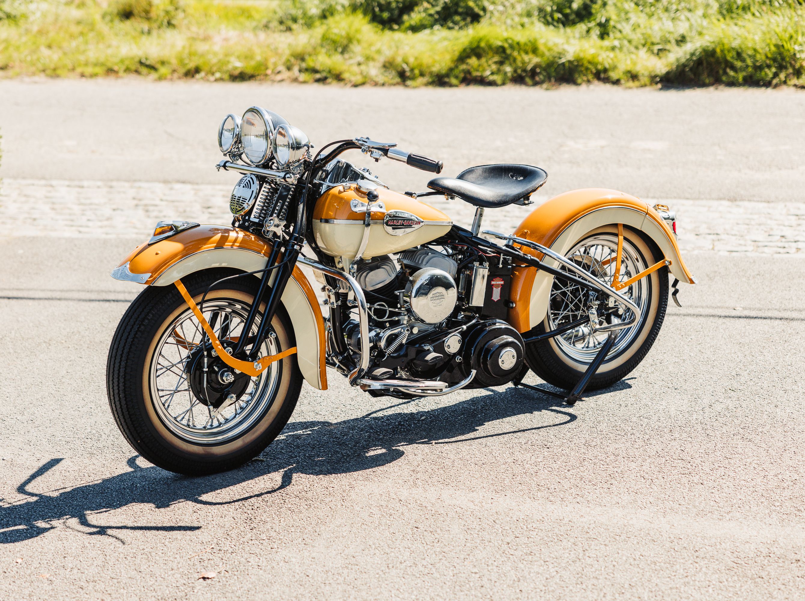 Bonhams Cars : Concours restored, 1942 Harley Davidson 45ci WLA Frame ...