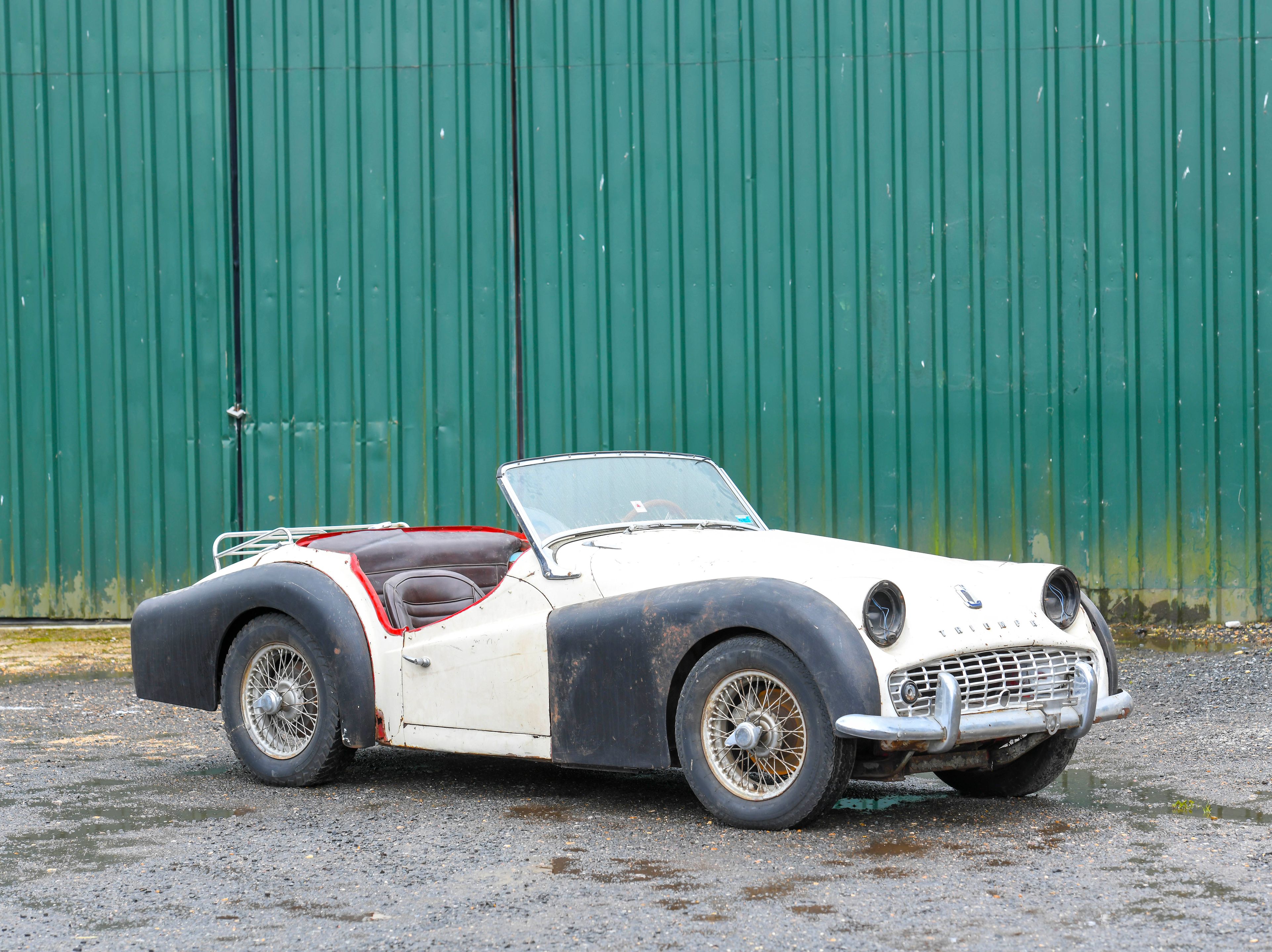 Bonhams Cars : 1961 Triumph TR3A Roadster with Hardtop Chassis no. TS74648L