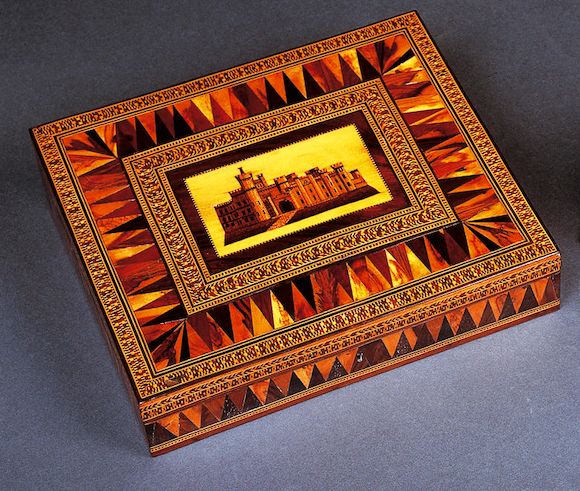 Bonhams : Tunbridge Ware Writing Box