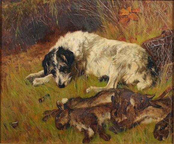 Bonhams : Arthur Wardle RI British 1864-1949 LEFT IN CHARGE