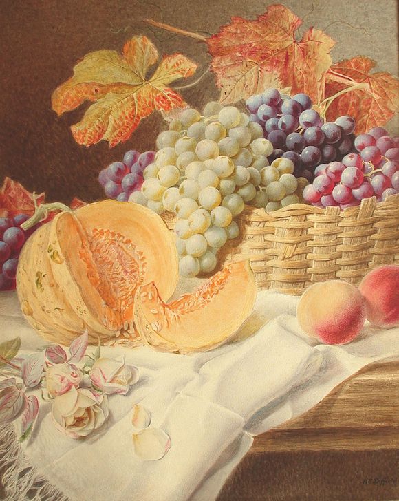 Bonhams : Mary Elizabeth Duffield (British, 1819-1914) Still Life of a ...