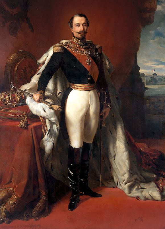 Bonhams : After Franz Xaver Winterhalter Portrait of Napoleon III ...