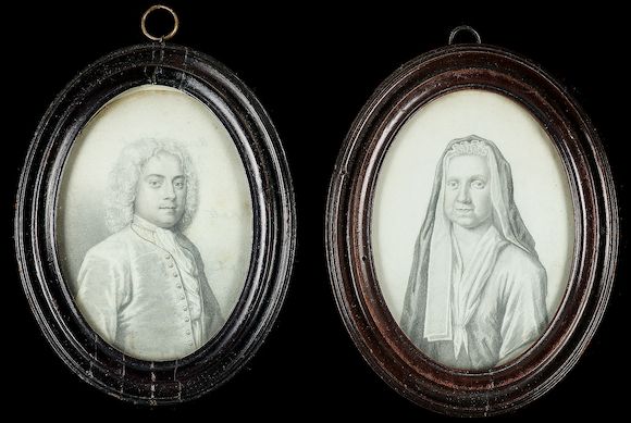 Bonhams : Circle of Thomas Forster (British, b.c. 1677) : two portraits ...