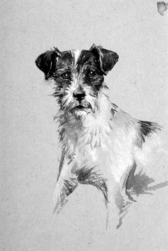 Bonhams : Minnie Fox (nee Gurnell) A.R.M.S. (1875-1976) A Terrier 10 x ...