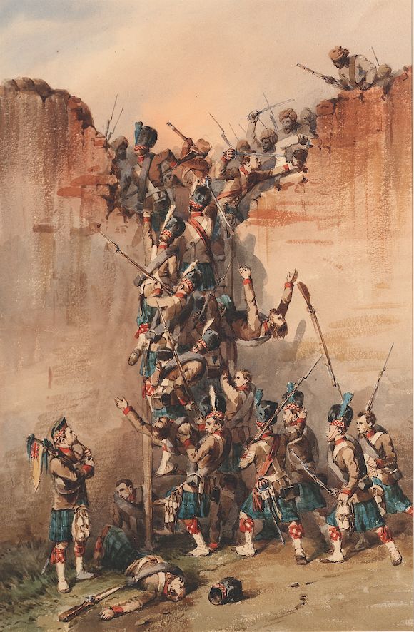 Bonhams : Orlando Norie (British, 1832-1901) The 93rd Sutherland ...