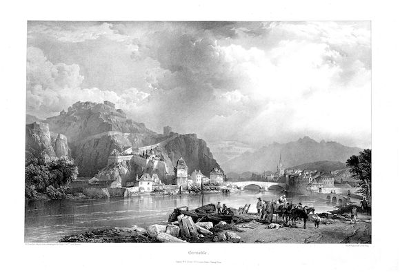 Bonhams : SWITZERLAND [MONSON (JOHN FREDERICK)] Views in the Department ...