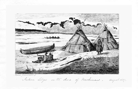 Bonhams : CANADA JAMESON (ANNA BROWNELL) Four pen, ink and wash ...