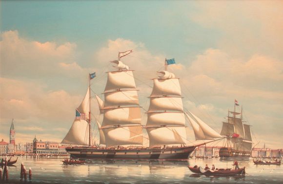 Bonhams : Salvatore Colaciccio (20th Century) The Barque `Anna` off ...