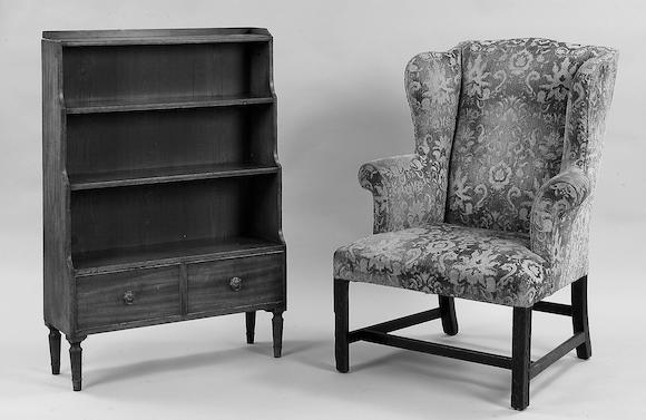 Bonhams A Regency Mahogany Open Bookcase 76cm Wide