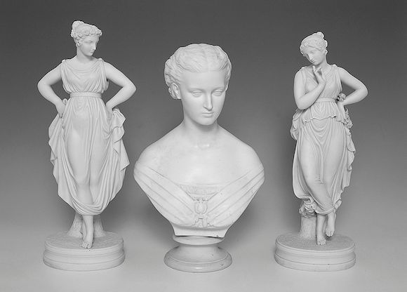 Bonhams : A Copeland parian bust of Alexandra the Princess of Wales,