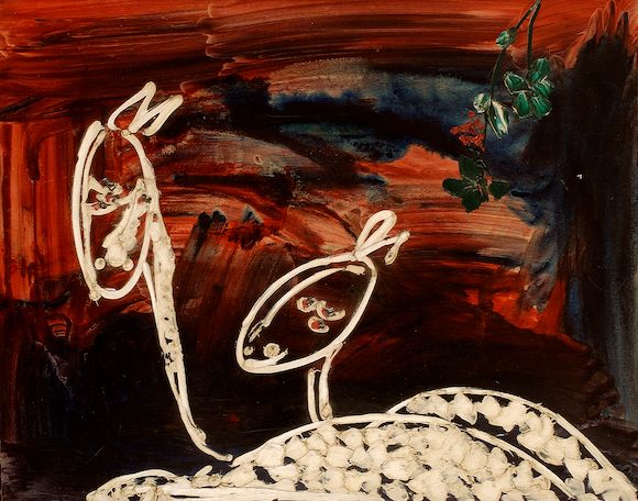 Bonhams : Thanassis Tsingos (Greek 1914-1965) Animal forms against a ...