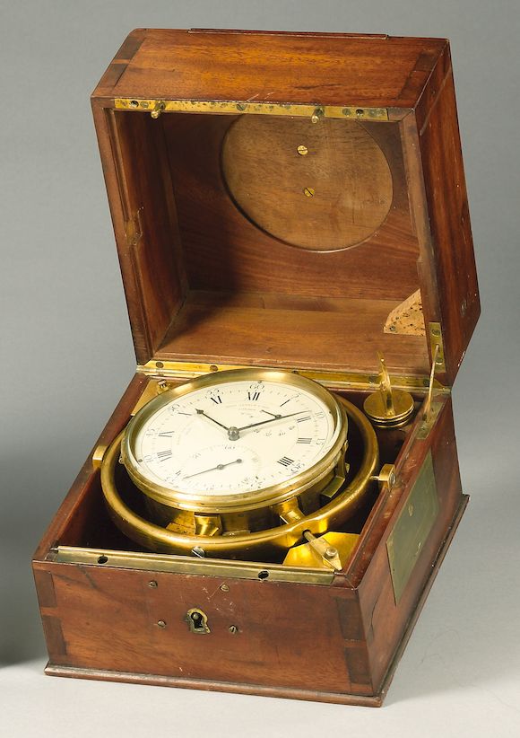 Bonhams : A rare early 19th century eight day marine chronometer John ...