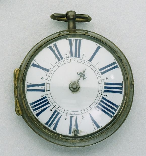 Bonhams : A late 17th/early 18th century French verge Oignon watch ...