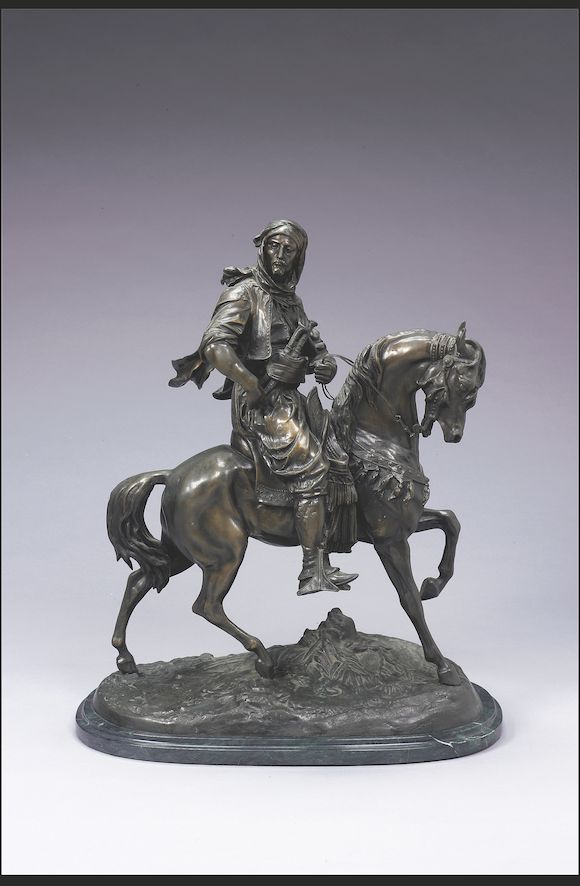 Bonhams : After Alfred Bayre (French 1839-c.1882): A bronze figure of ...