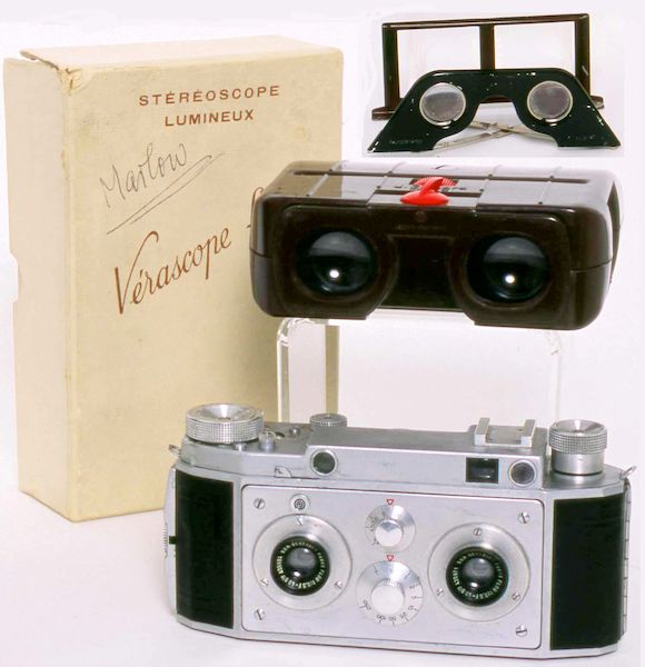 Bonhams : Verascope F40 Stereo camera by Jules Richard Paris