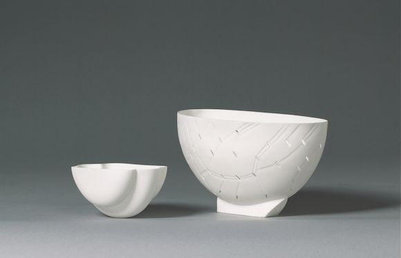 Bonhams : Jacqueline Poncelet A Bowl Form, circa 1972 Diameter 4in. (10 ...