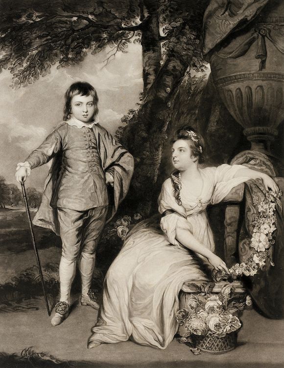 Bonhams : Charles Turner after Joshua Reynolds George Viscount Malden ...
