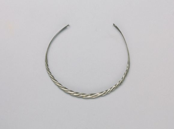 Bonhams : A twisted silver torq, Circa 4th-3rd Century B.C.
