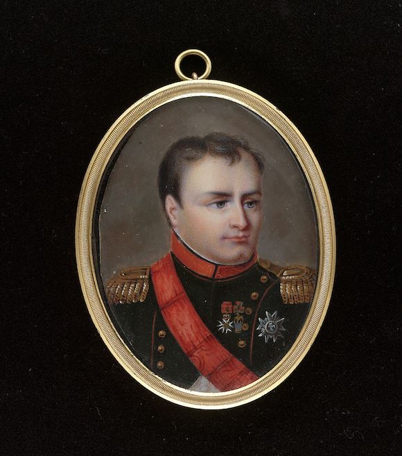 Bonhams : French School, Napoleon I (1769-1821), wearing the uniform of ...