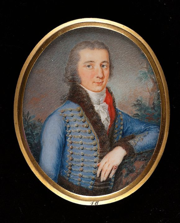 Bonhams : Carl Hummel (de Bourdon), An Officer of French Hussars ...