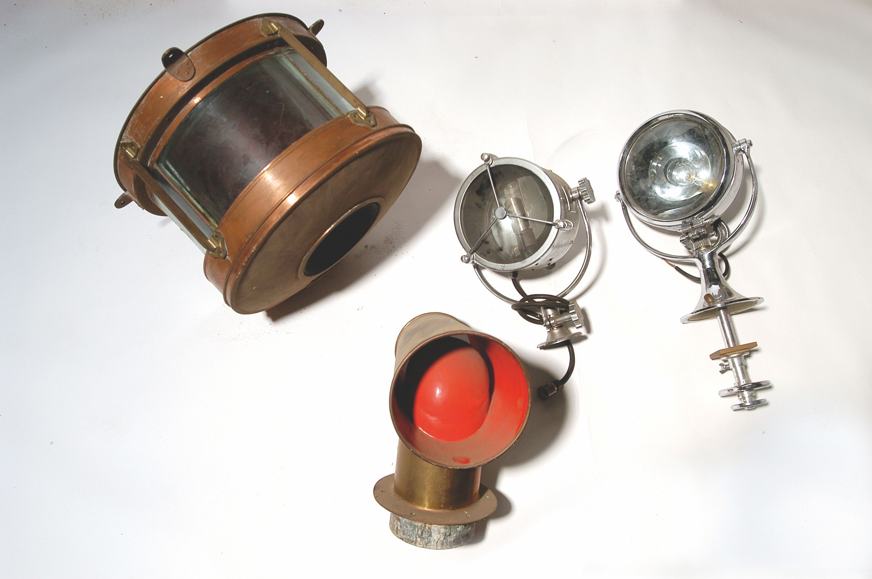 Bonhams Cars : A Pilot boat's main mast light by William Harvie & Co Ltd,