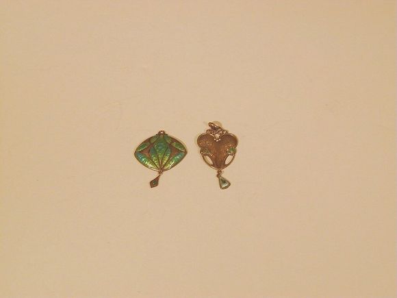 Bonhams : Charles Horner, 1909 A Silver and Enamel Pendant 4cm long ...