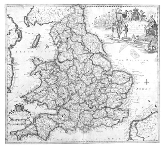 Bonhams : ENGLAND AND WALES LEA (PHILIP) The Natural Shape of England