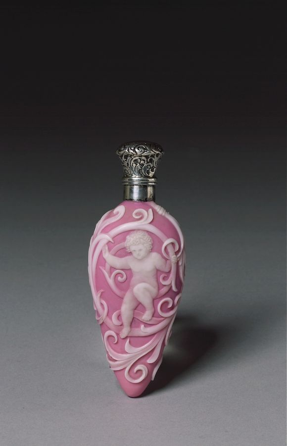 Bonhams : A Webb and Sons Cameo Scent Bottle Attributed to George or ...