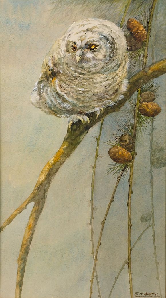 Bonhams : Reginald Harry Austin A Fine Watercolour mid twentieth century