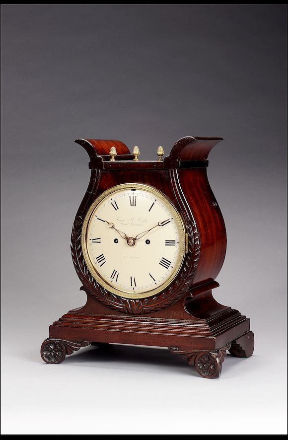 Bonhams : An early 19th century mahogany bracket clock James McCabe ...