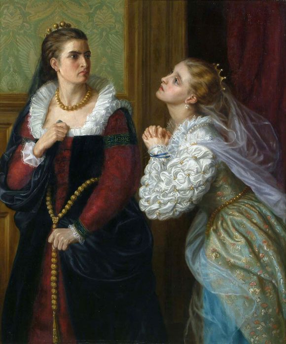 Bonhams : English School, 19th Century Princess Elizabeth begging for ...