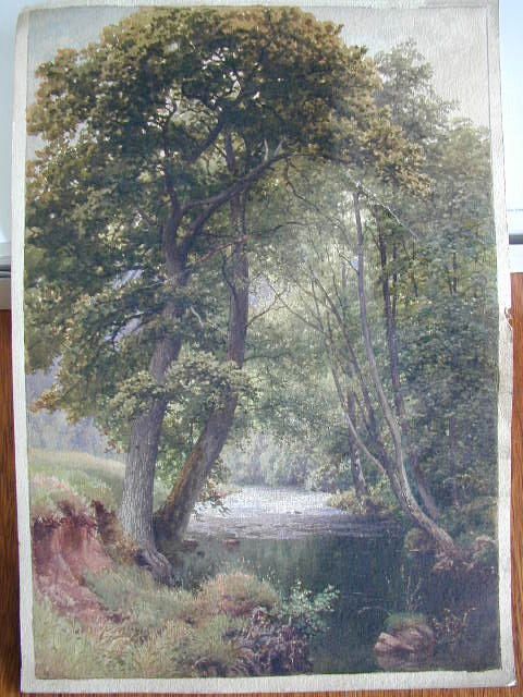 Bonhams : Harry Sutton Palmer, R.B.A., R.I. (1854-1933) River scene 36.5 x 25.5cm (14 1/4 x 10in ...