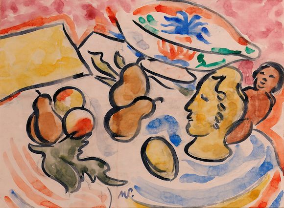 Bonhams : Sir Matthew Arnold Bracy Smith L.G. (1879-1959) Still life of ...
