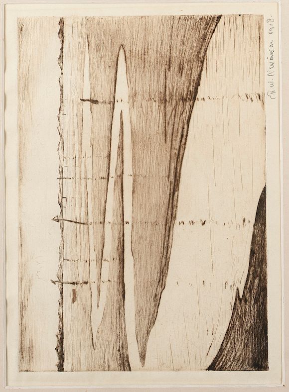 Bonhams : Christopher Richard Wynne Nevinson The Estuary Etching and ...