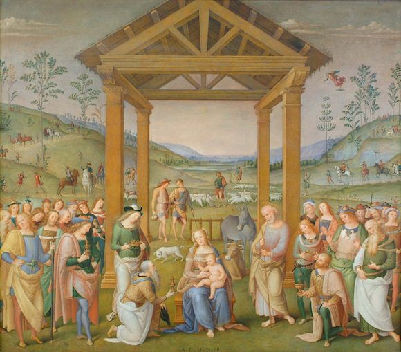 Bonhams : Zuchetti after Pintoricchio, The Adoration of the Magi 62.5 x ...