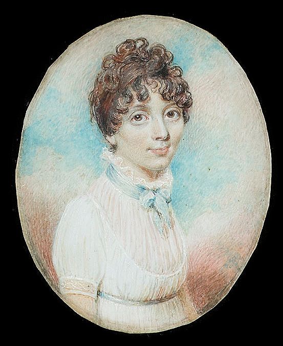 Bonhams : Henry Jacob Burch junior, A young Lady, wearing white dress ...