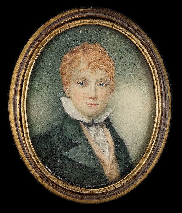 Bonhams : Rebecca Urquhart, Adam Urquhart, wearing blue-green coat ...