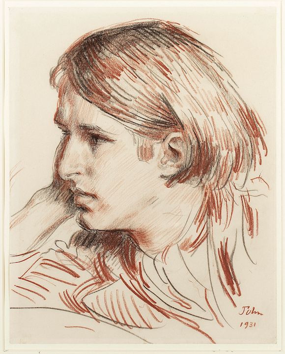 Bonhams : Augustus John O.M., R.A. (1878-1961) Portrait of Romilly John ...