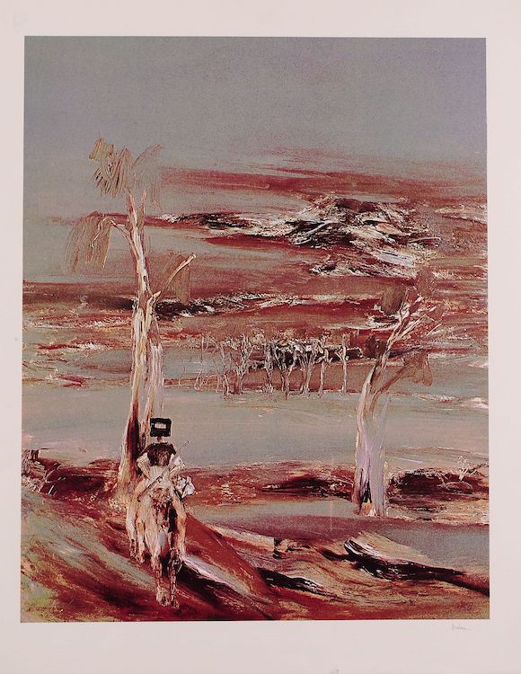 Bonhams : Sidney Nolan Ned Kelly Silkscreen, 1970, printed in colours ...