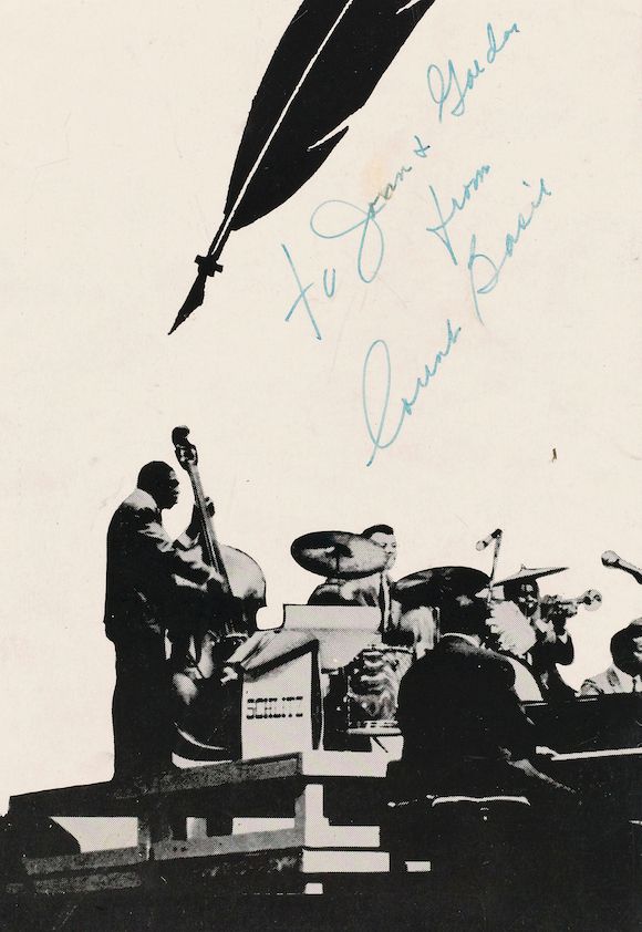 Bonhams : An autographed Count Basie programme January 31st 1971 ...