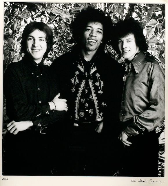 Bonhams : A photograph of the Jimi Hendrix Experience by Bruce Fleming ...