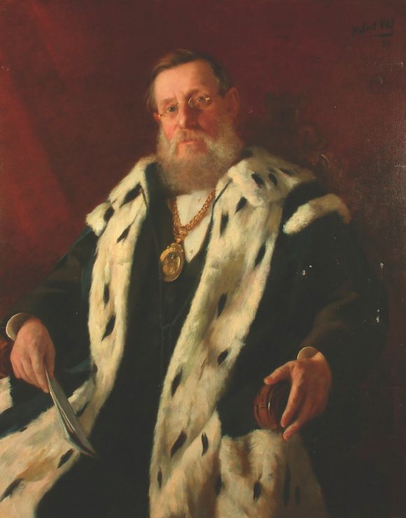 Bonhams : Hubert Vos (American, 1855-1935) Portrait of Provost of ...