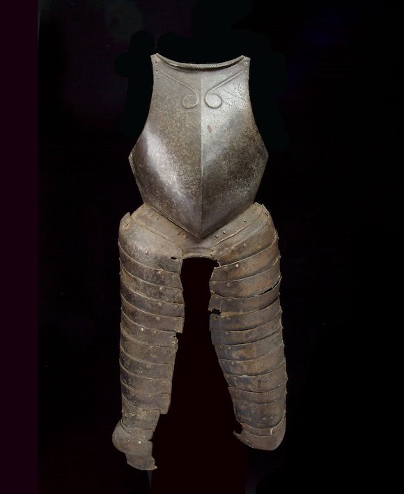 Bonhams : A Cuirassier's Breast-Plate And Tassets The Breast-Plate ...