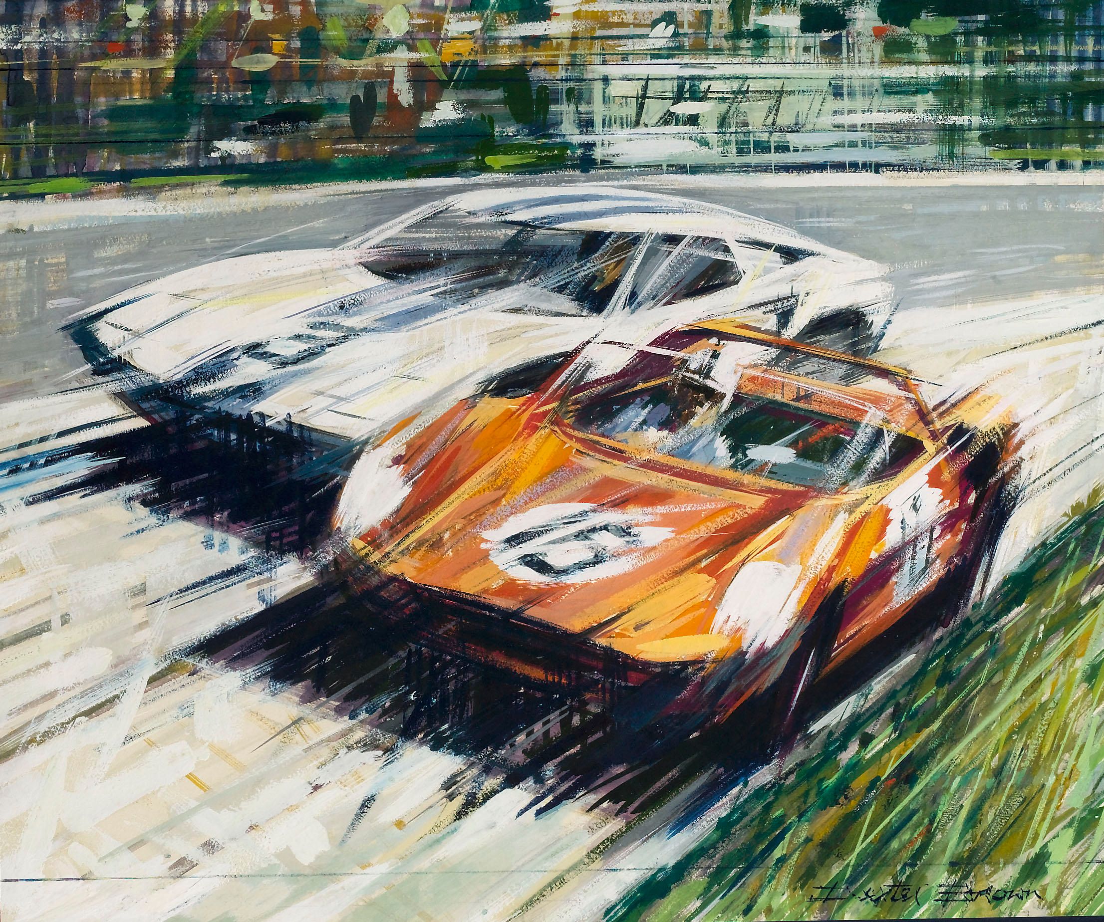 Bonhams Cars : Dexter Brown, Ferrari 275P Versus Ford GT (Later GT40 ...