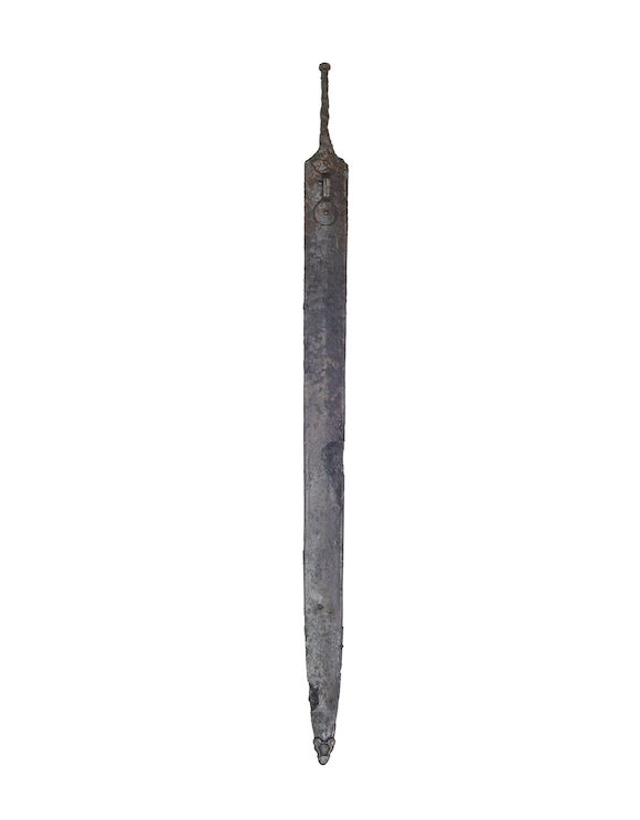 Bonhams : A Rare Celtic Iron Age (La Tène) Sword Circa 400-100 B.C 76.2 cm.