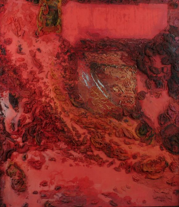 Bonhams : Kenneth Draper (British, b.1944) Enclosures 103 x 120 cm.