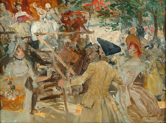 Bonhams : Robert Sauber (1868-1936 British) 'Fete-champetre'
