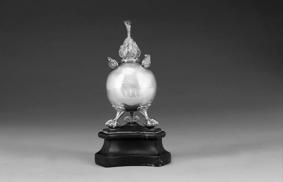 Bonhams : Military interest: A late 19th Century German silver flaming ...